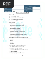 Examen Excel Basico | PDF | Hoja de cálculo | Microsoft Excel