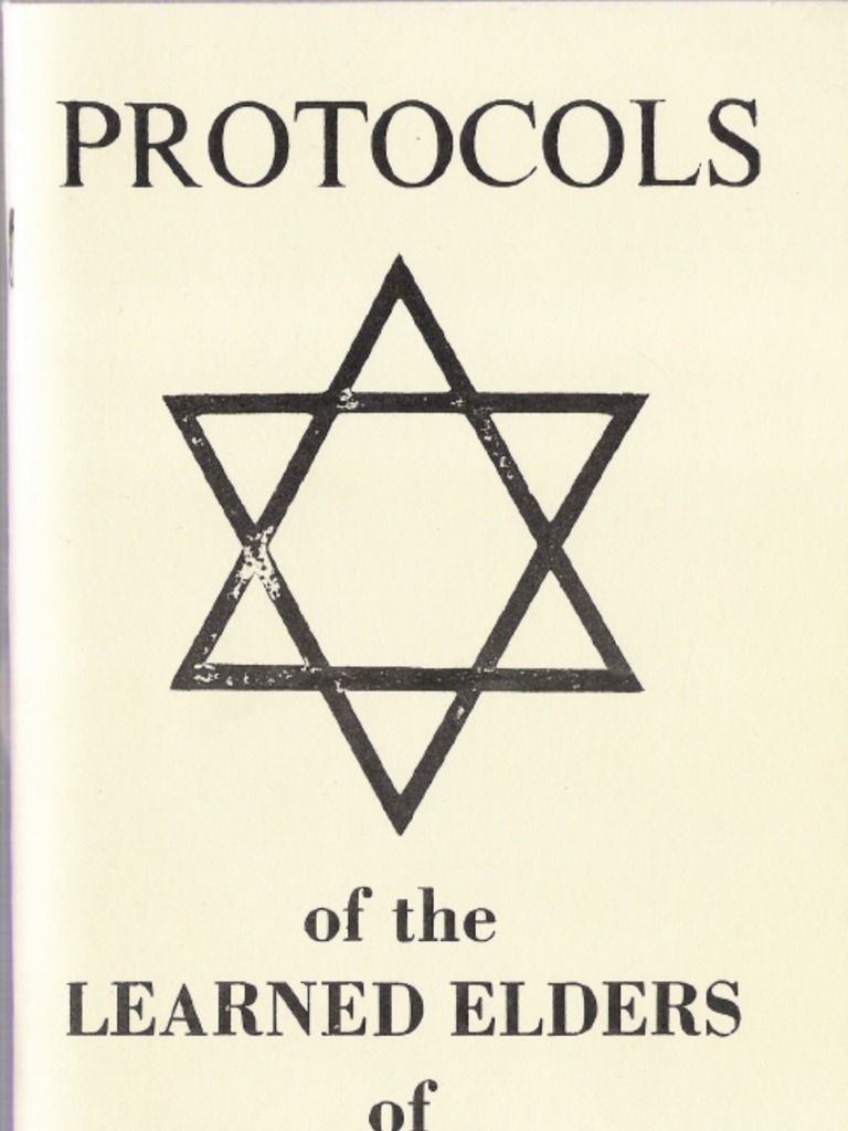 Protocols Of The Learned Elders Of Zion Pdf Land Of Israel Israel