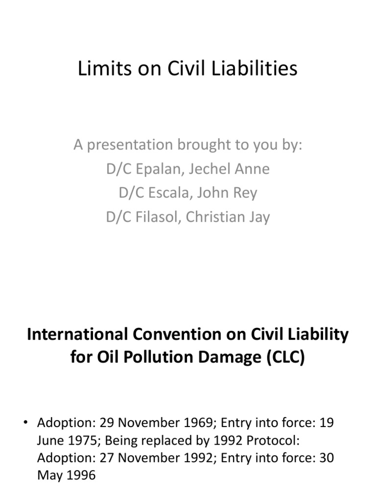Limits-on-Civil-Liabilities Original | PDF | Damages | Exclusive ...