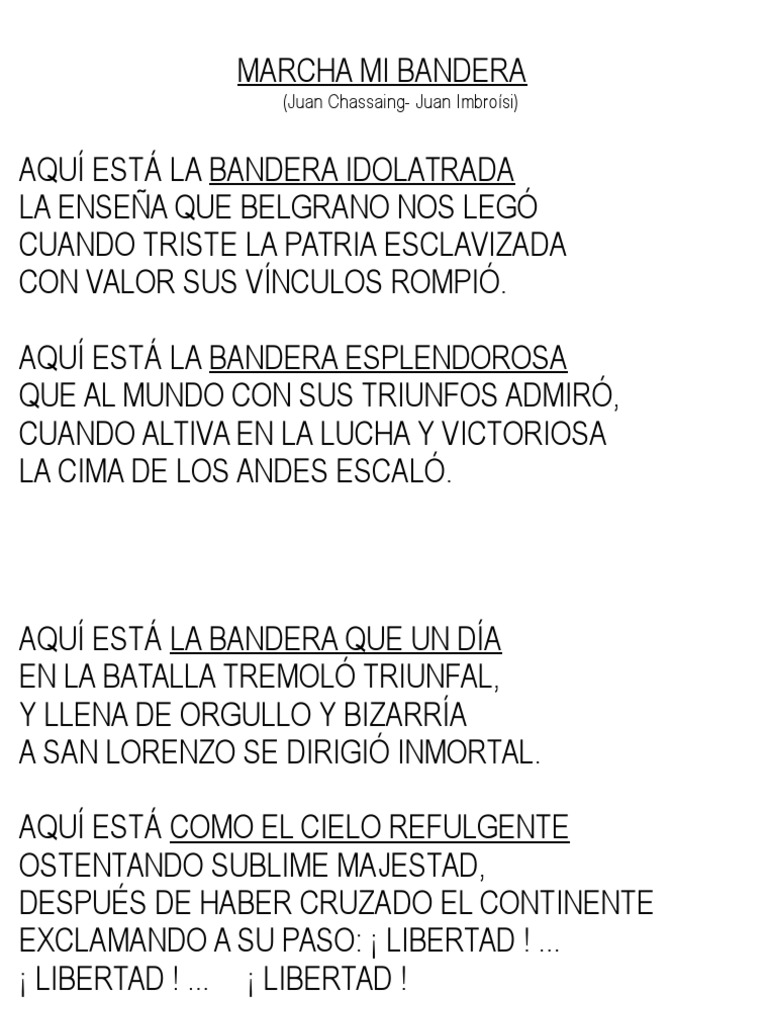 Marcha Mi Bandera | PDF