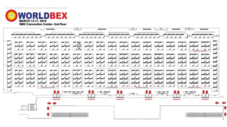 Worldbex 2019 SMX (2F) Floor Plan | PDF