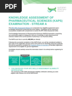 Kaps Guide | PDF | Pharmacology | Pharmaceutical Drug