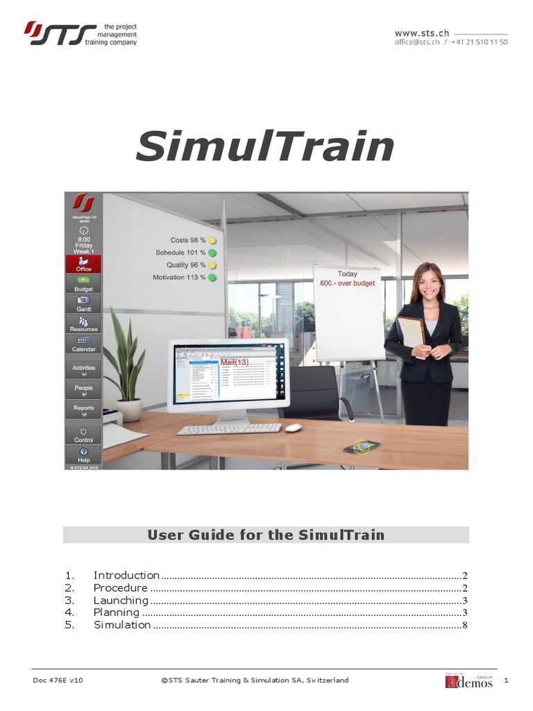 00 Simultrain User Manual SimulTrain v0 | PDF | Simulation | Computing