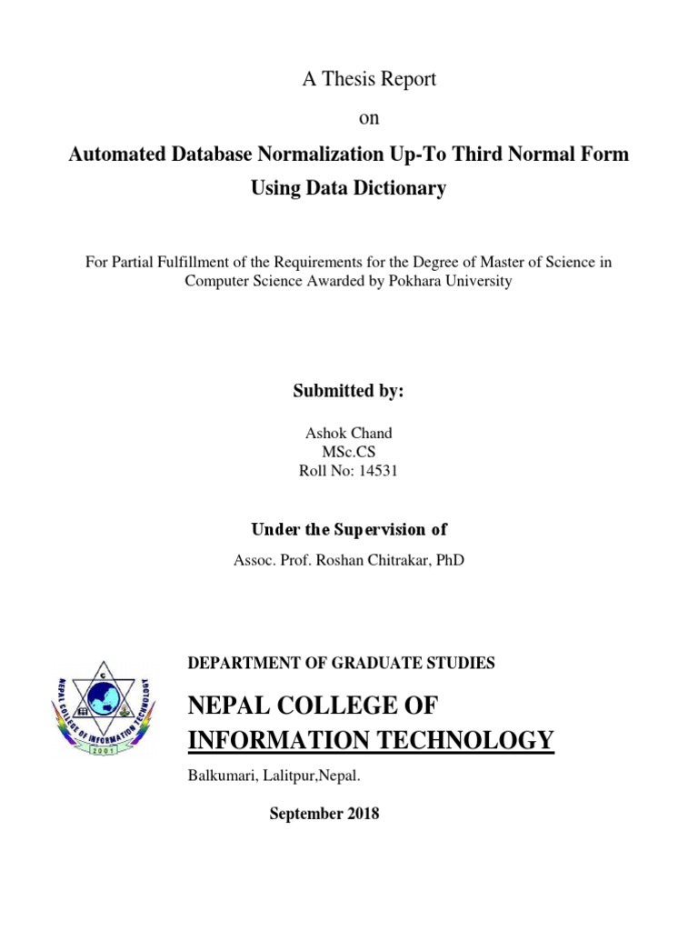 Final A Thesis Report E | PDF | Databases | C (Programming Language)