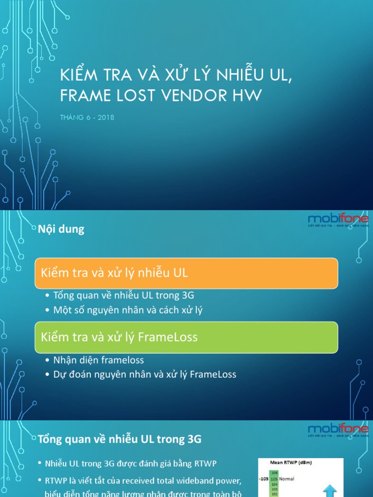 RTWP and FrameLoss | PDF