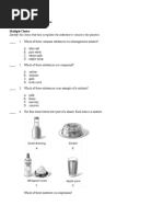 Rocks & Minerals - Unit Test (Answer Key) | PDF | Rock (Geology ...