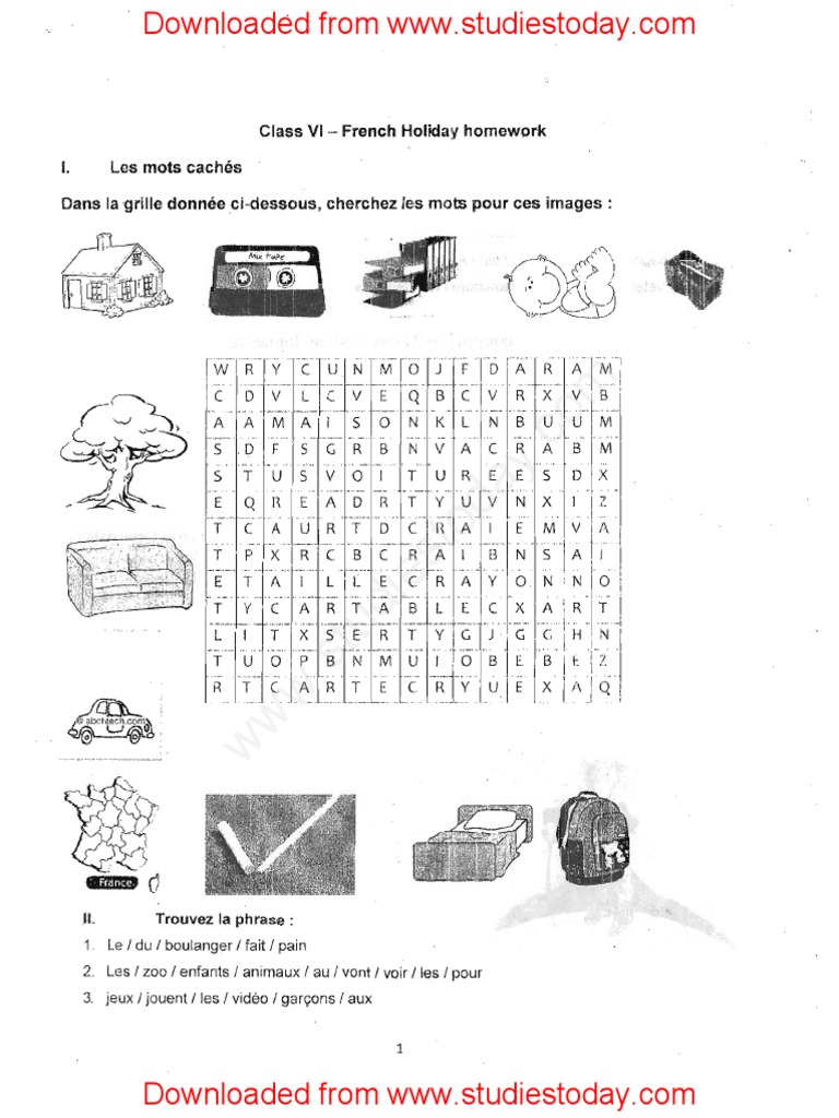 Class VI French PDF | PDF | Social Science