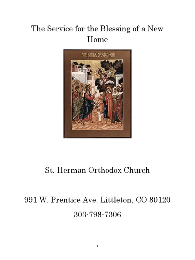 New Home Blessing Service Guide | PDF | Mercy | Glory (Religion)