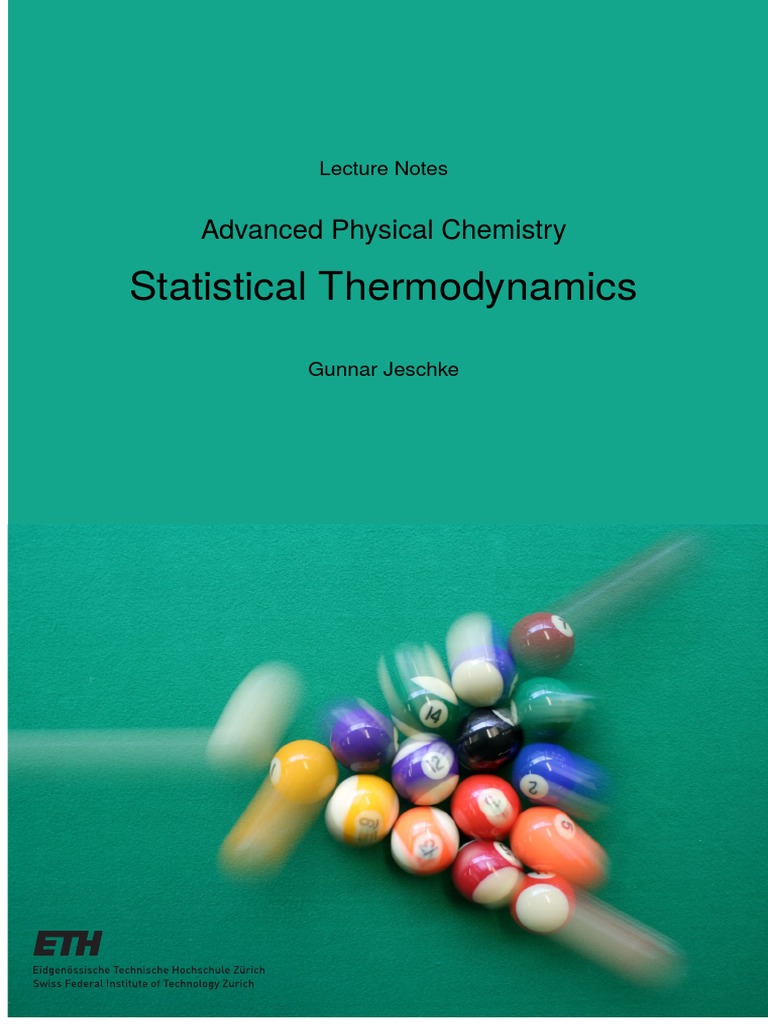 Statistical Thermodynamics: Advanced Physical Chemistry | PDF ...