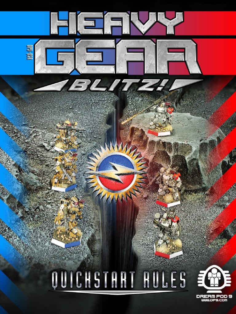 New Heavy Gear Blitz Quick Start Rules | PDF | Dice | Military
