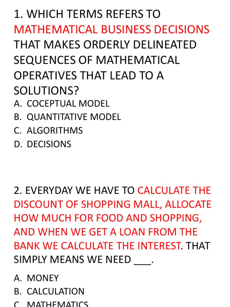Business Math | PDF | Debits And Credits | Expense
