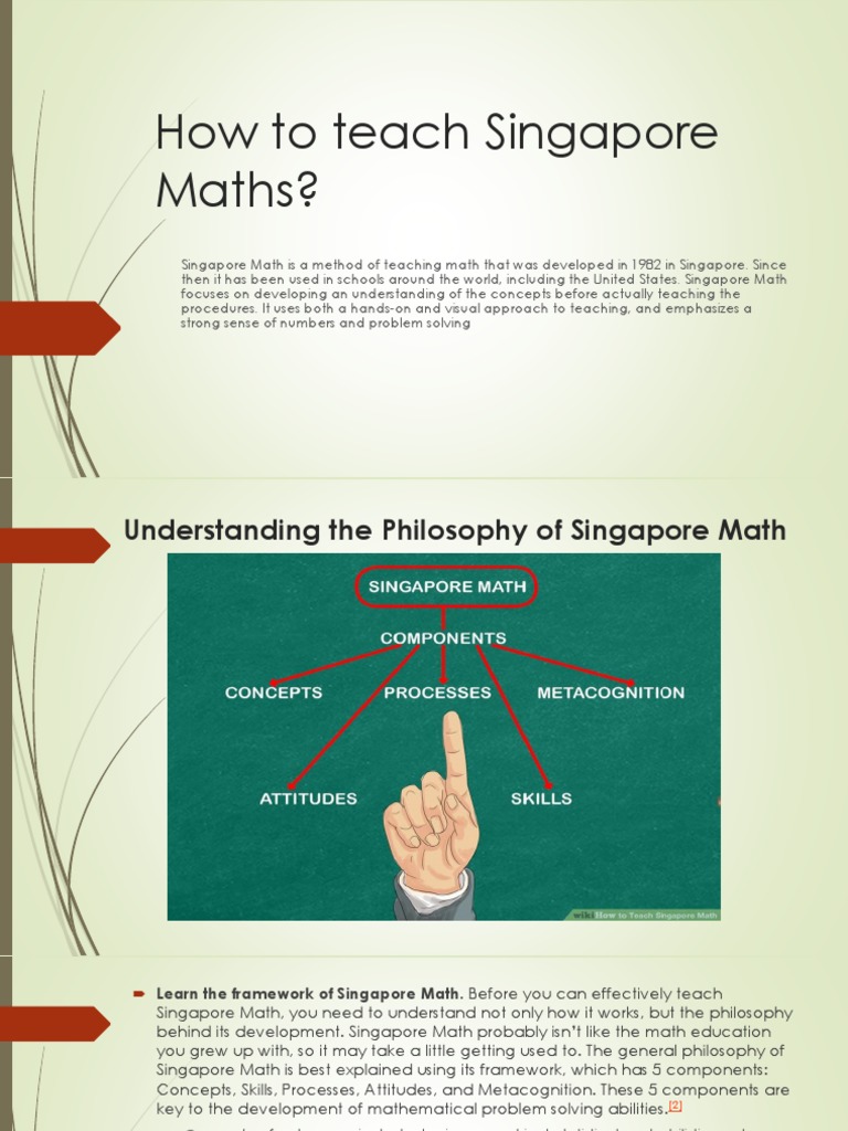 How To Teach Singapore Maths | PDF | Metacognition | Matrix (Mathematics)