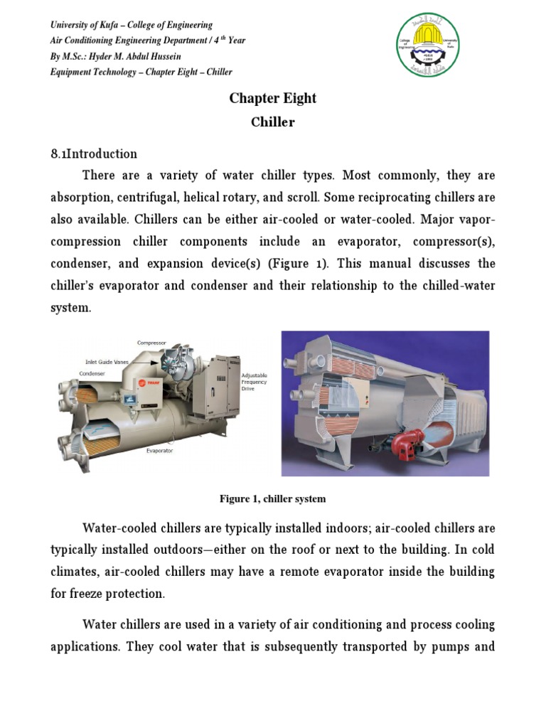 Chiller System Design and Control1 | PDF | Air Conditioning | Heat ...
