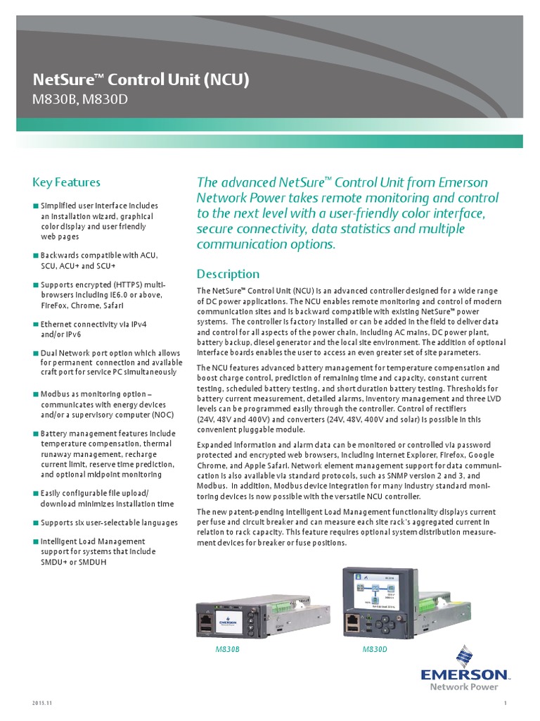 NCU M830B M830D - Datasheet | PDF | Computer Network | World Wide Web