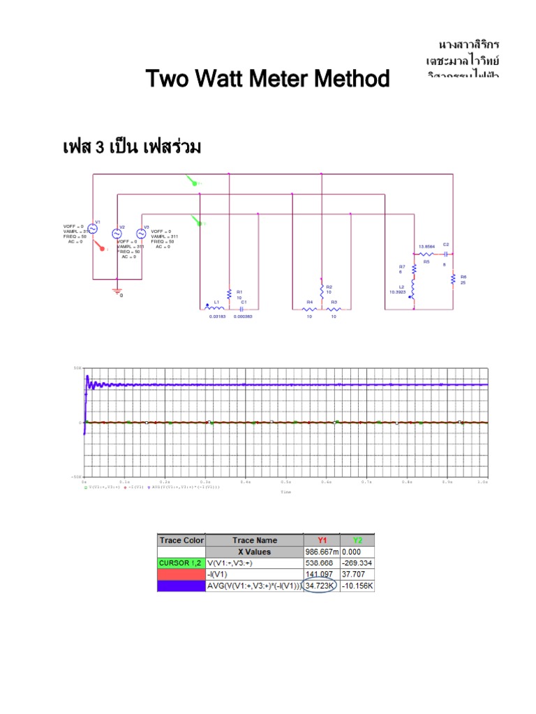 Two Watt Meter Method: Voff 0 FREQ 50 VAMPL 311 Voff 0 | PDF | Nature