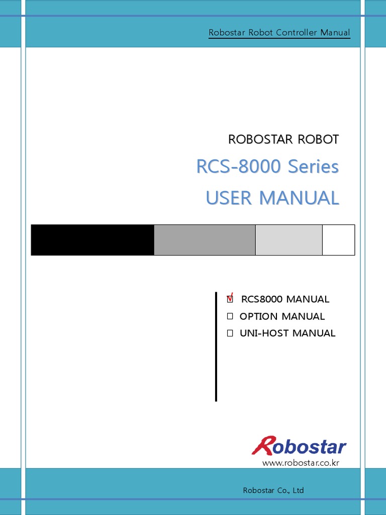 Rcs8 Um E00 160216 Robostar | Download Free PDF | Parameter (Computer ...