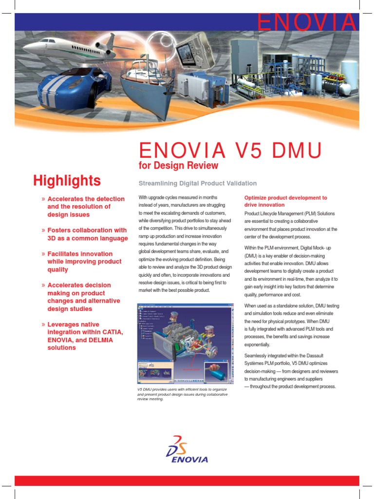 Enovia v5 Dmu-Design Review | PDF | Product Lifecycle | Computing