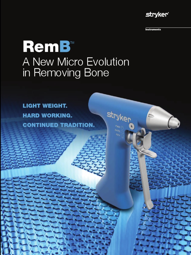 Stryker Remb Brochure | PDF | Drill | Equipment