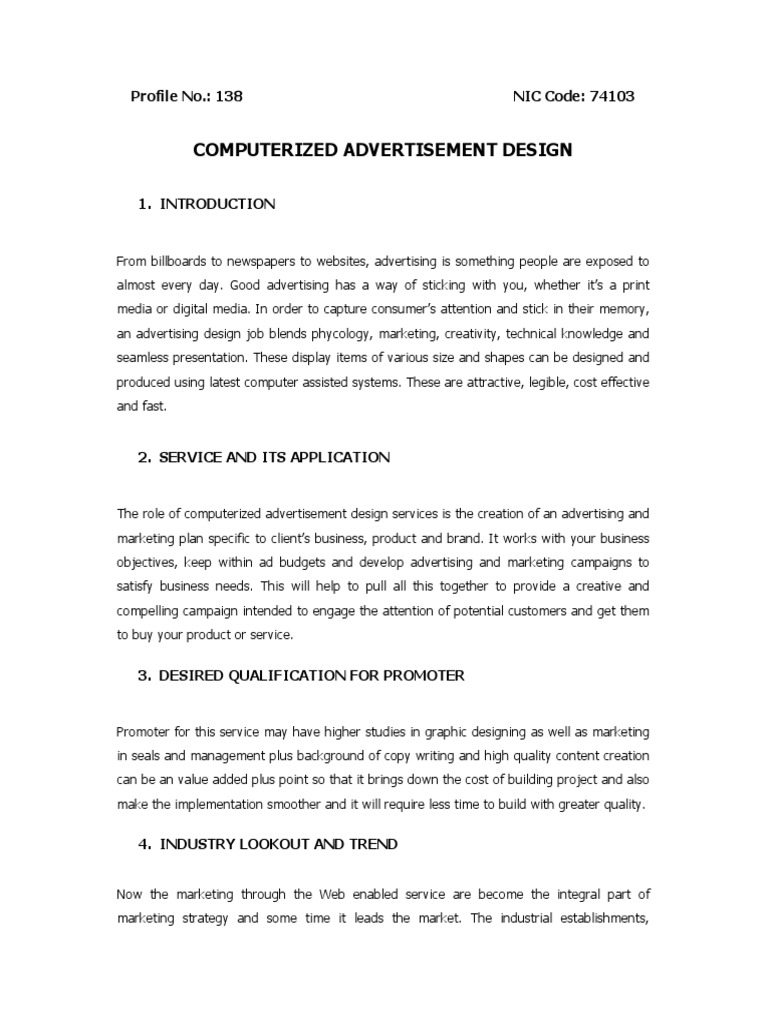 Computerized Advertisement Design | PDF | Advertising | Graphic Design