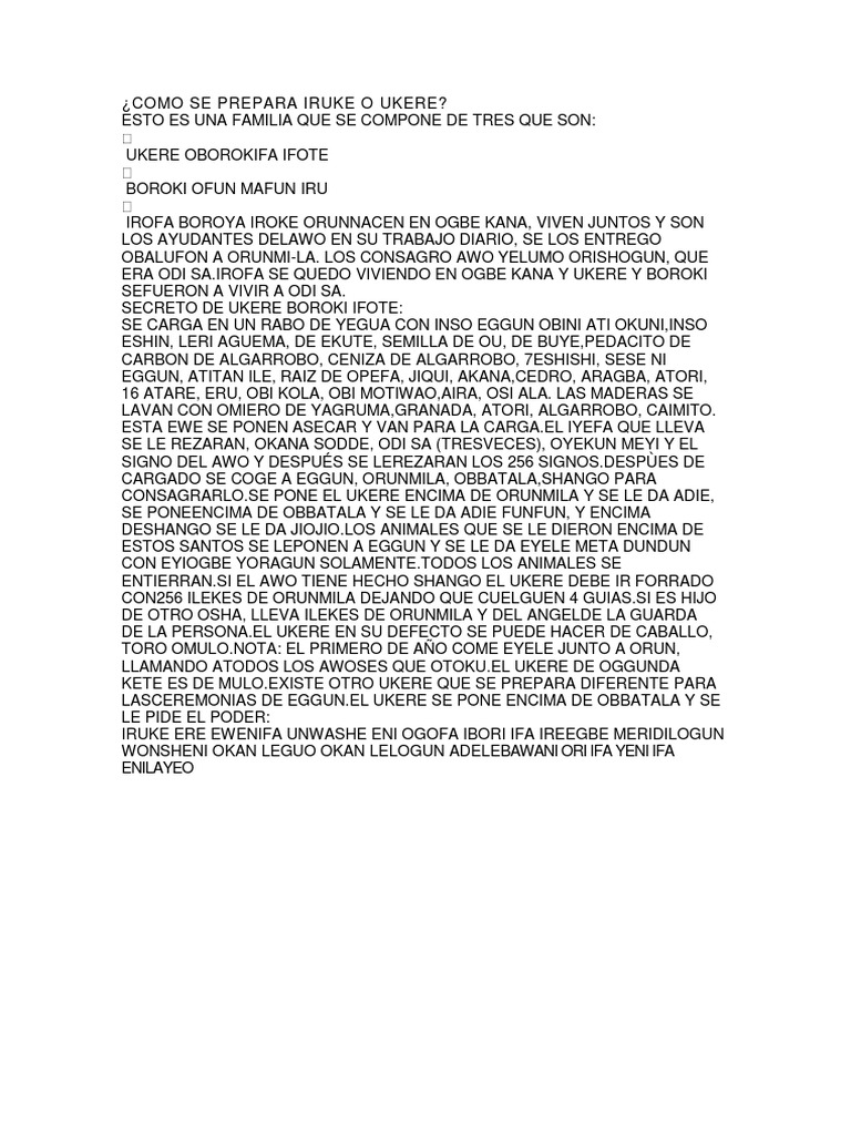 Como Se Prepara Iruke | PDF