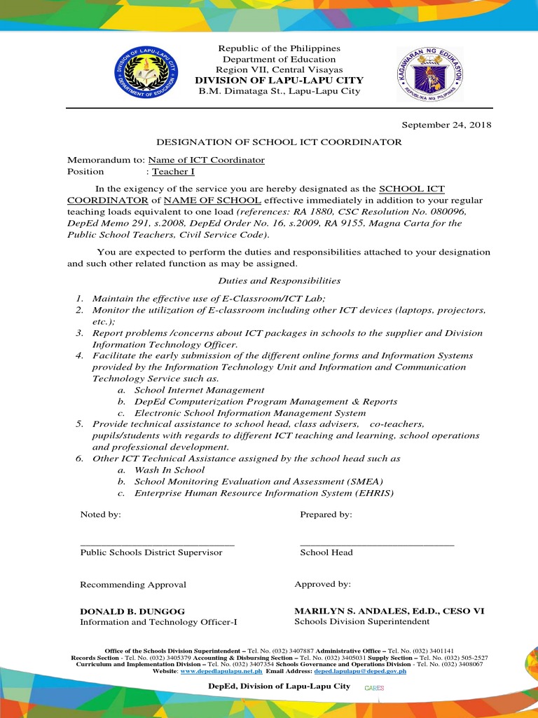 ICT Designation | Educational Technology | Learning