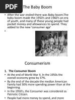 Consumerism Trends in 1950s America | PDF | Credit | Finance & Money ...