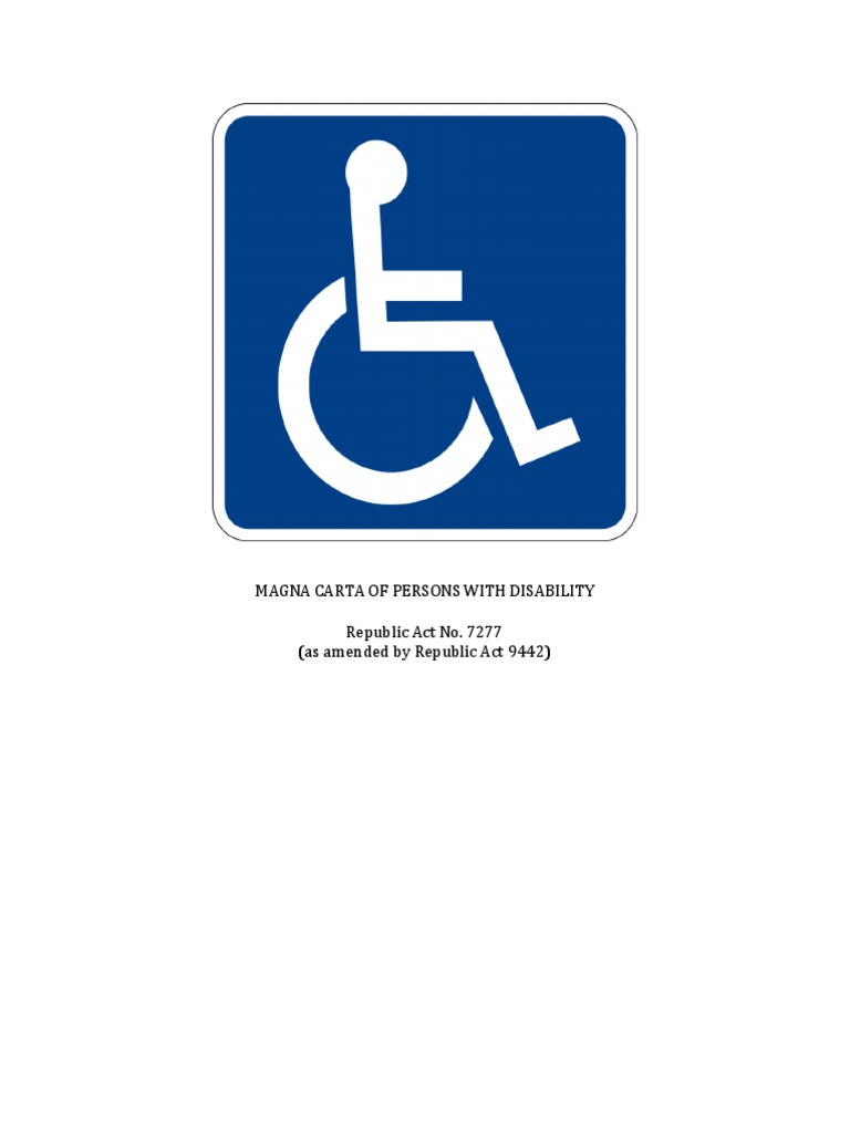 Rights and Privileges for PWD in RA 7277 | PDF | Disability | Employment
