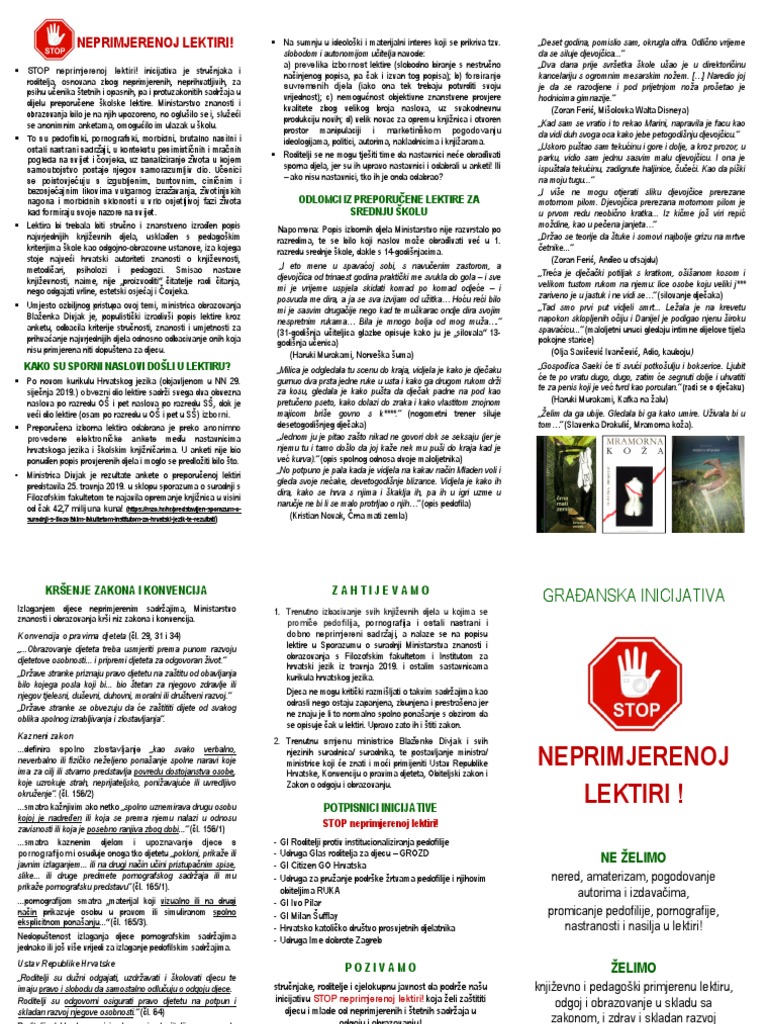 Letak o Lektiri | PDF