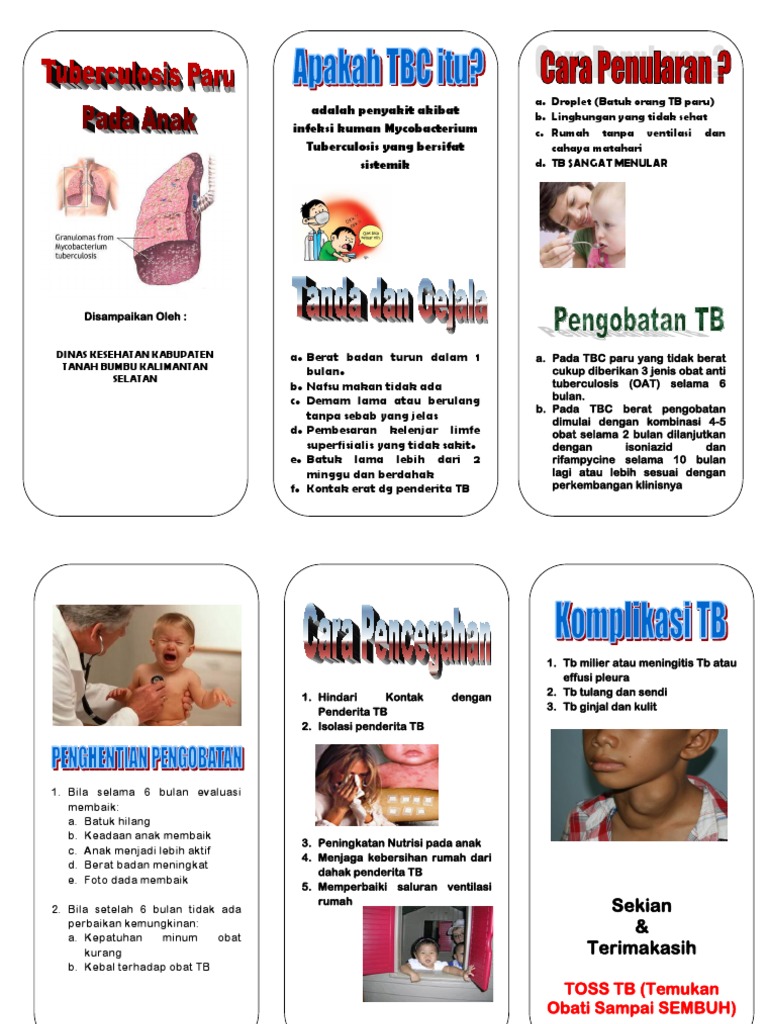 Leaflet TB Paru Anak | PDF