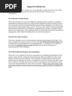 Fire Drill & Emergency Evacuation Procedure | PDF | Firefighting ...
