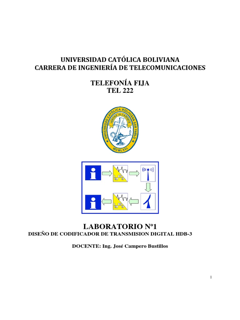 Practica Hdb3 | PDF | Electrónica | Ingenieria Eléctrica