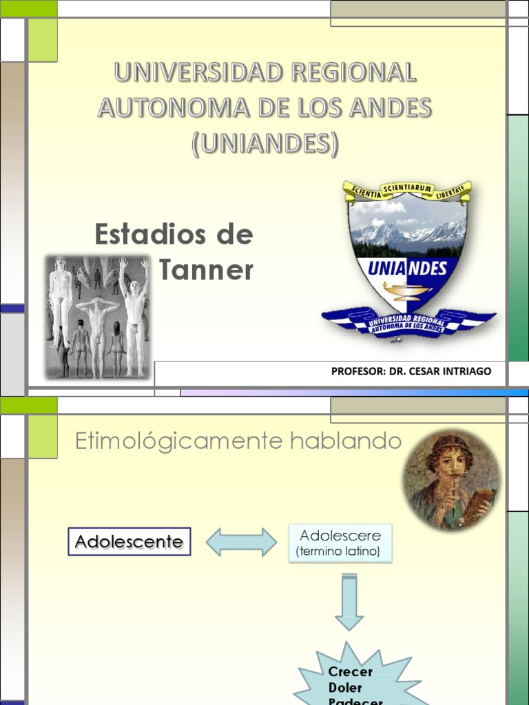 Escala de Tanner | PDF | Pubertad | Adolescencia