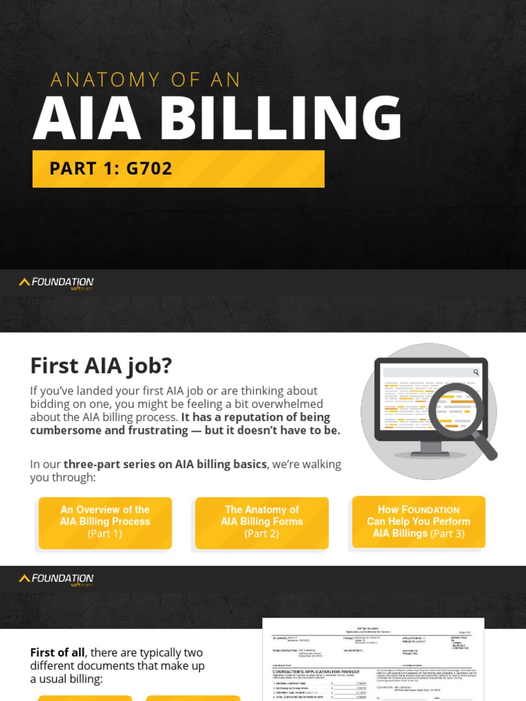 Anatomy of An AIA Billing-Part1 | PDF | Invoice | Architect