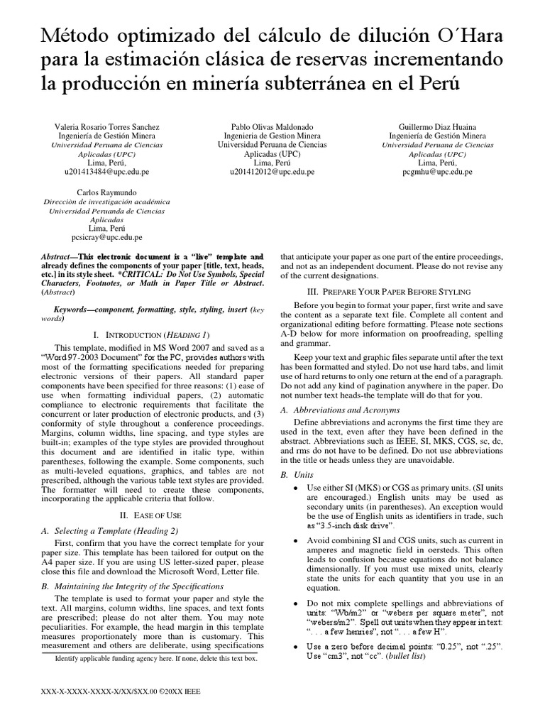 Conference Template A4 | PDF | Bracket | Typefaces
