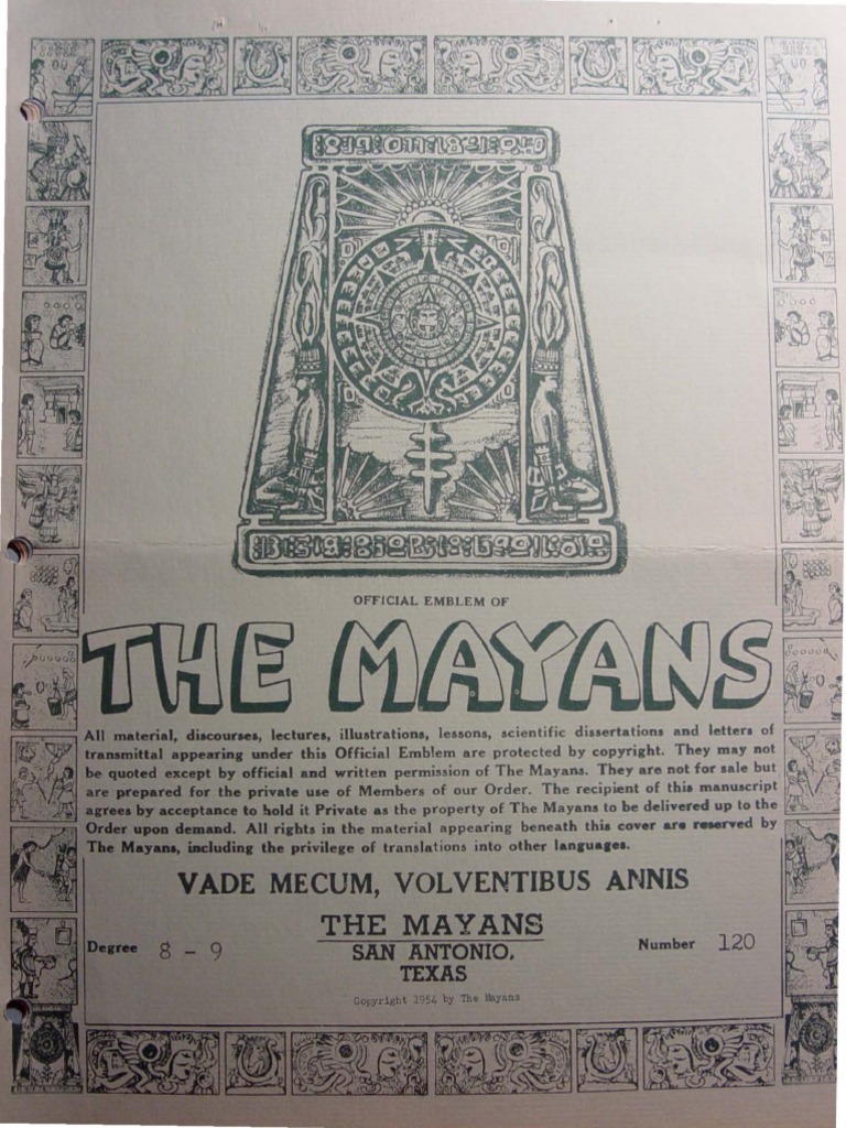 Vade Mecum, The Mayans: Vol Ventibus | PDF | Jesus | Truth