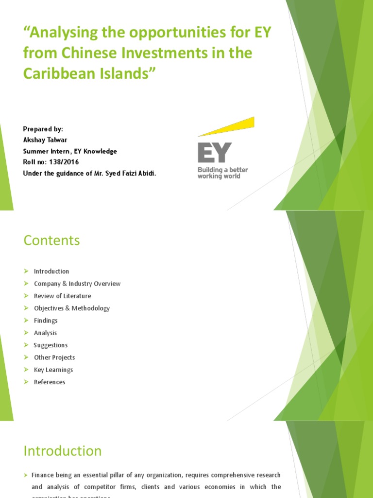 Akshay Talwar - 138 SIP PPT - Caribbean | PDF | Caribbean | Swot Analysis