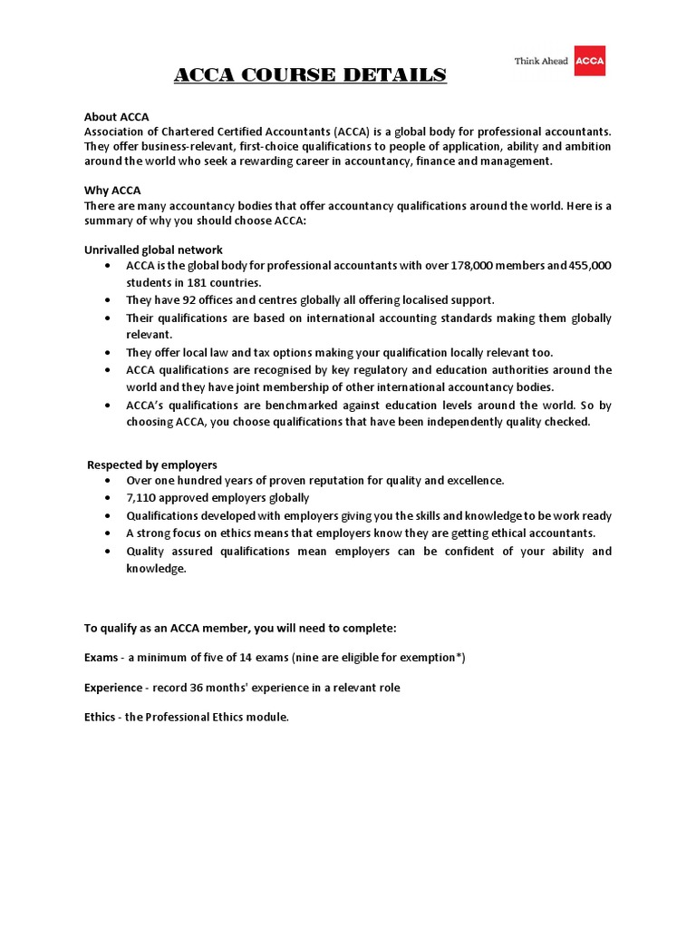 The Pathway To An International Accounting Career A Comprehensive