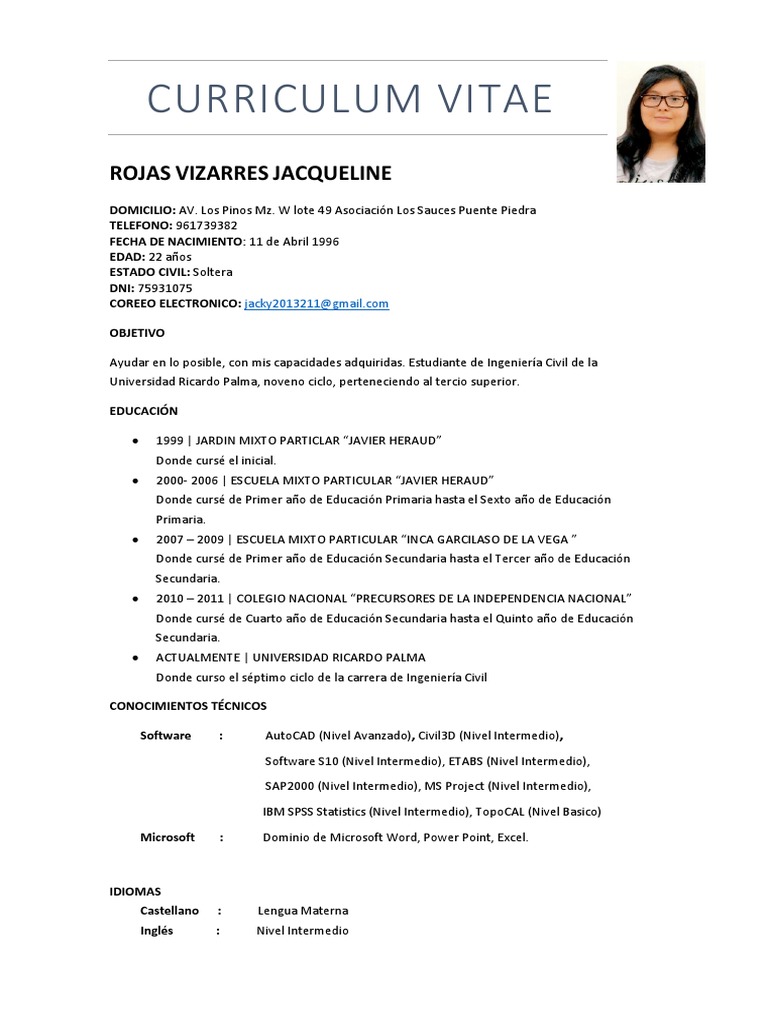 Curriculum Vitae3 | PDF