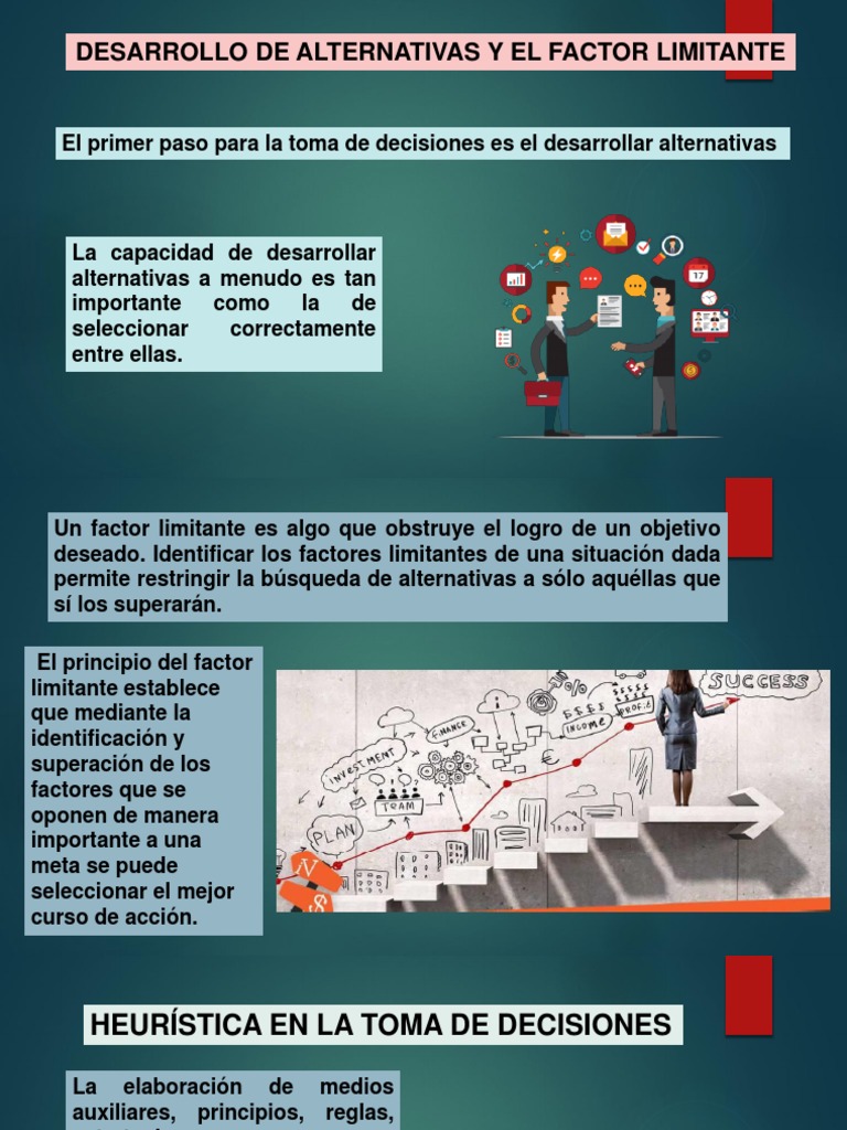 Desarrollo de Alternativas y El Factor Limitante | PDF