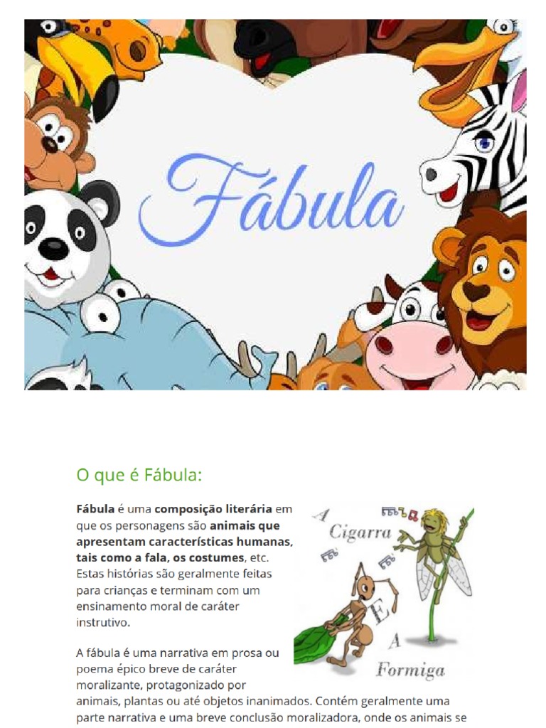 Fábulas | PDF
