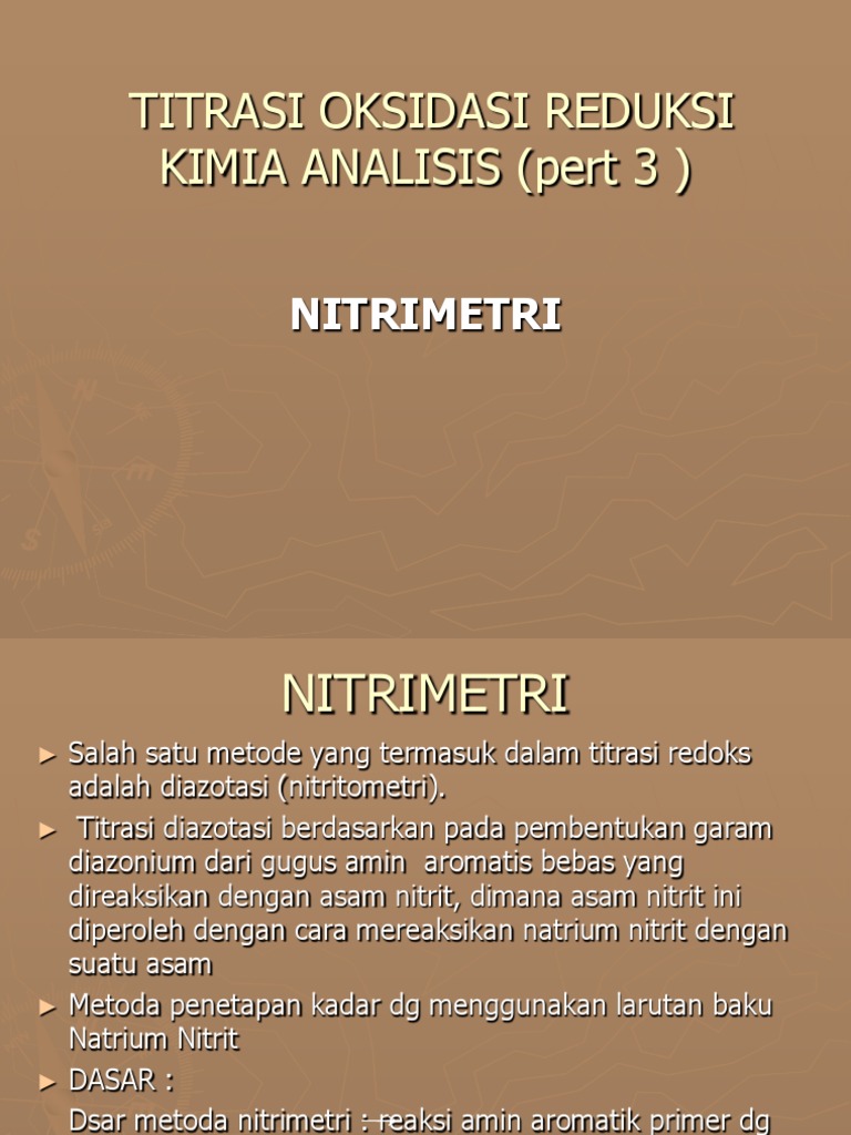 Nitrimetri | PDF