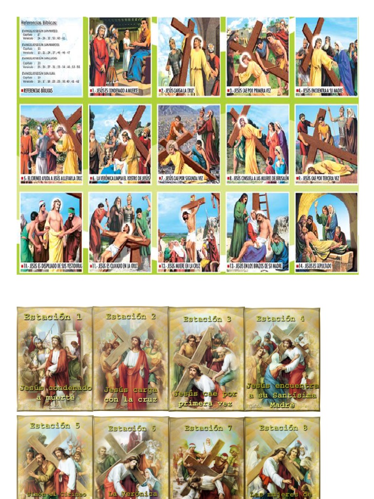 Estaciones Del Viacrucis | PDF