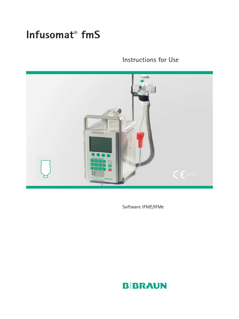 Aun Infusomat FMS - User Manual | PDF | Intravenous Therapy | Mains Electricity