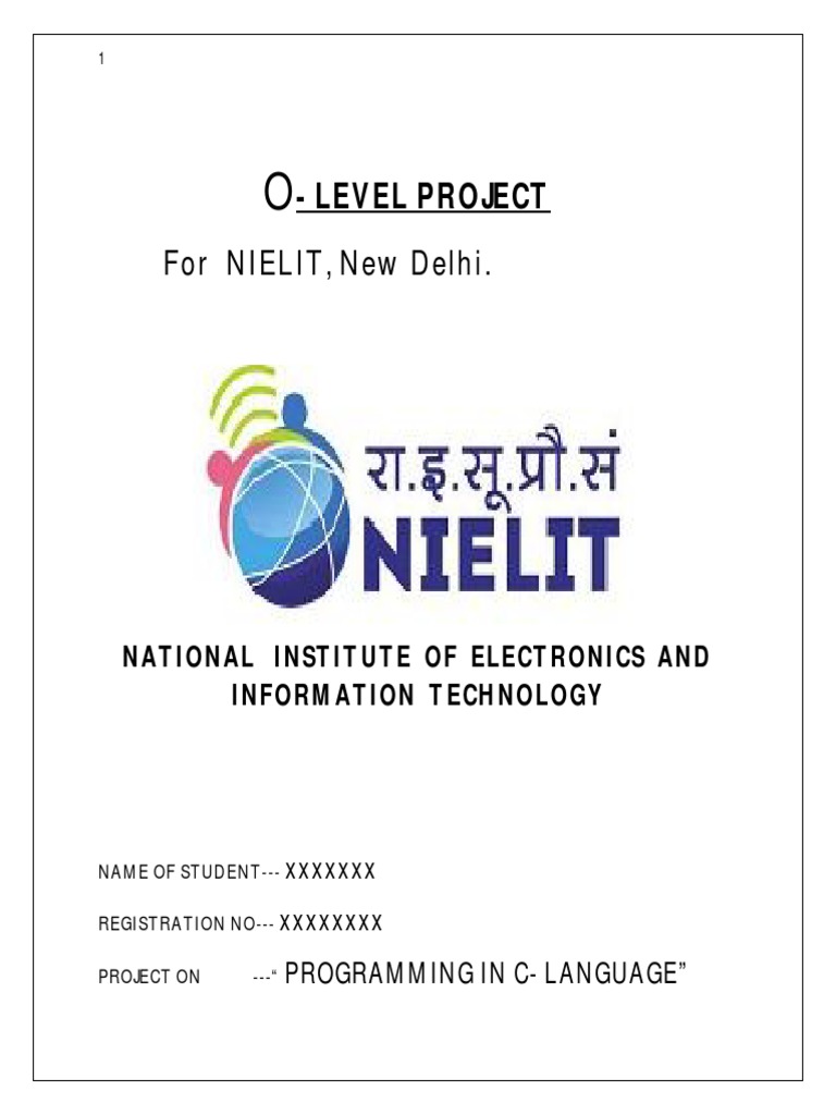 O Level Project C Language PDF | PDF | C (Programming Language ...