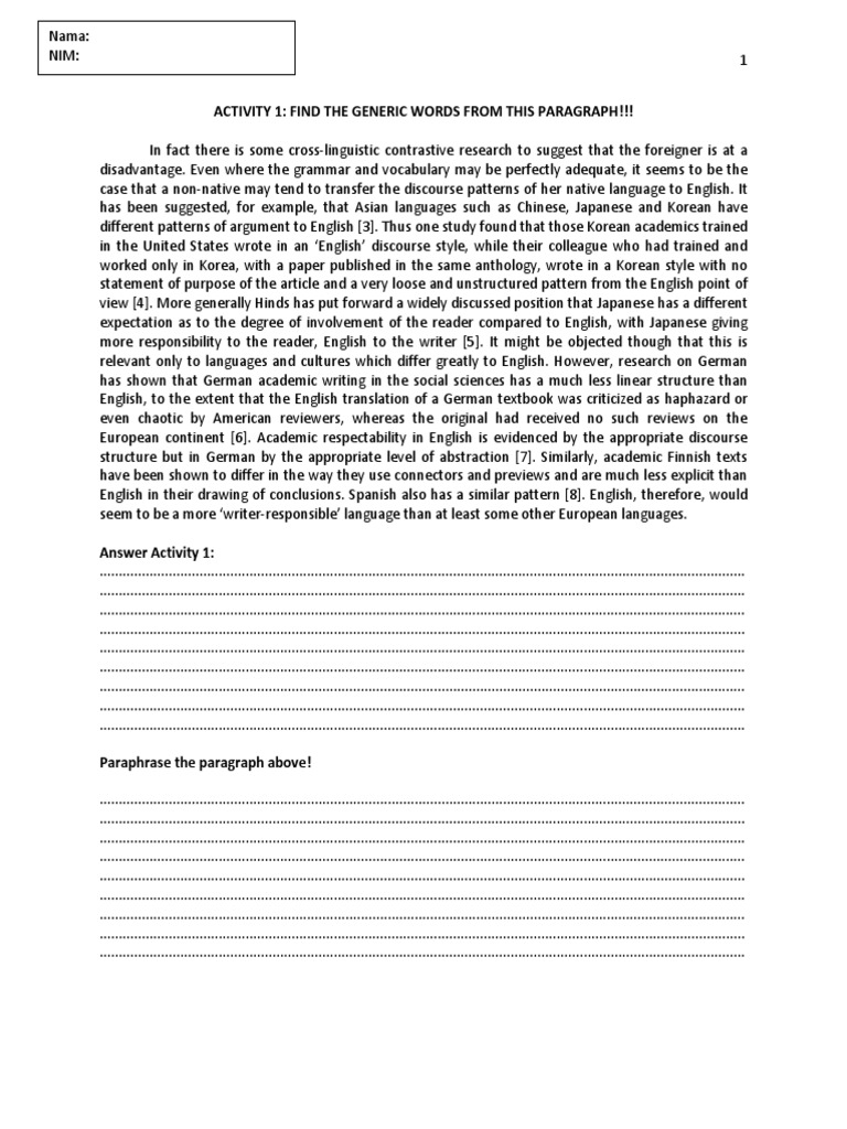 Generic Phrases Sample | PDF | Korean Language | English Language