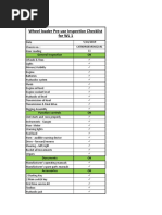 LDV - Pre - Start Checklist | PDF