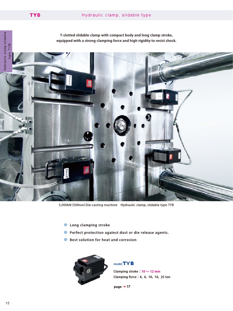 Hydraulic Clamp, Slidable T Ype | PDF | Switch | Valve