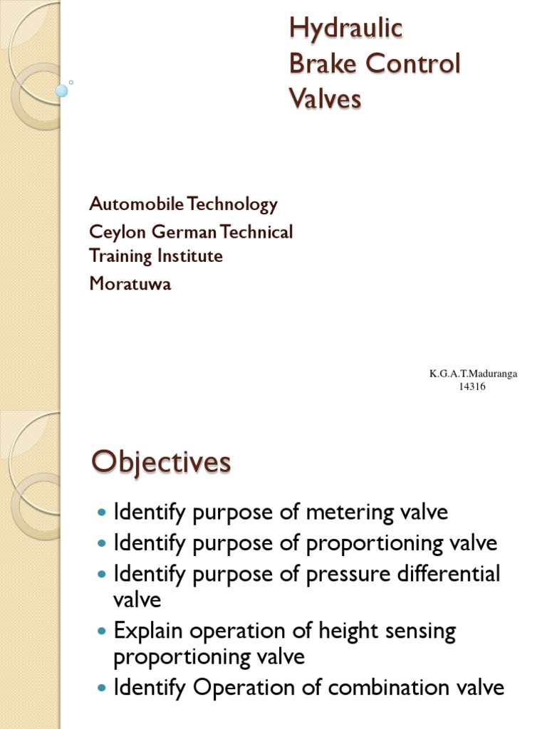 Automobile Technology Ceylon German Technical Training Institute ...