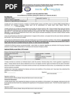 PMJJBY Consent and Application Form | PDF | Financial Services