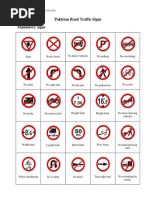 Zimbabwe Road Traffic Signs | PDF